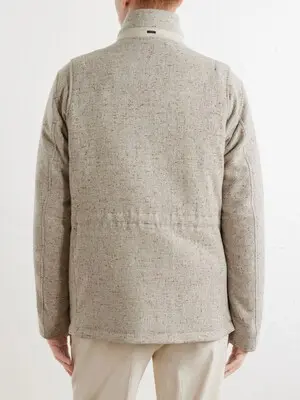 Herno Virgin Wool-tweed Field Jacket