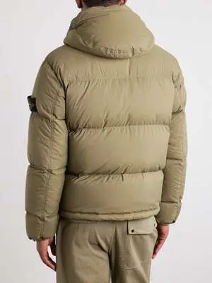Stone Island Padded Quilted Cordura® Ripstop Hooded Down Jacket