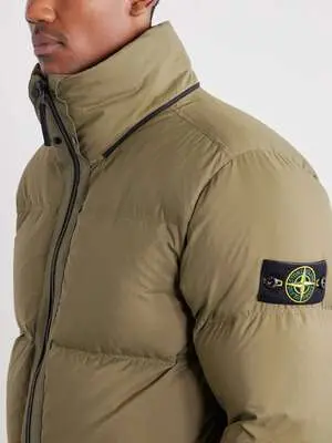 Stone Island Padded Quilted Cordura® Ripstop Hooded Down Jacket