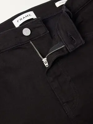 FRAME Modern Straight-leg Jeans - Black