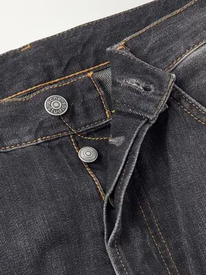 Acne Studios Cotton Denim Shorts - Gray