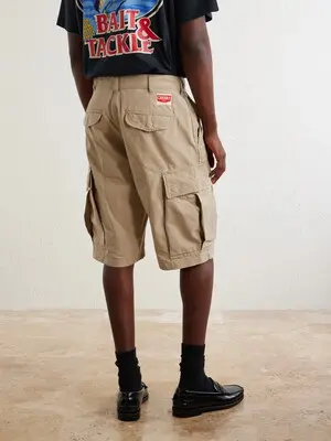 CHERRY LOS ANGELES Wide-leg Cotton Cargo Shorts