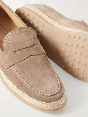 TOD'S Suede Espadrilles