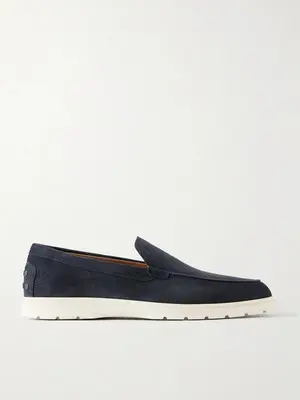 TOD'S Gommino Suede Loafers - Blue