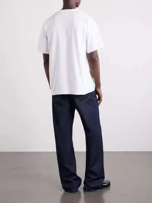 WTAPS® Logo-appliquéd Printed Cotton-jersey T-shirt