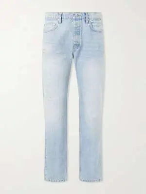 CHERRY LOS ANGELES Straight-leg Distressed Jeans
