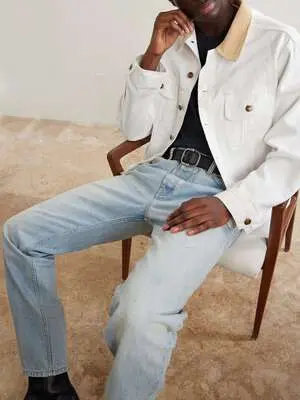 CHERRY LOS ANGELES Straight-leg Distressed Jeans