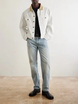 CHERRY LOS ANGELES Straight-leg Distressed Jeans