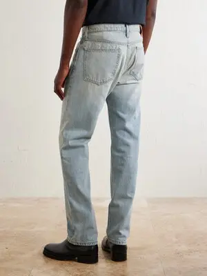 CHERRY LOS ANGELES Straight-leg Distressed Jeans