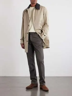 Kiton Straight-leg Lyocell-blend Trousers