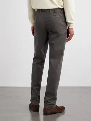 Kiton Straight-leg Lyocell-blend Trousers