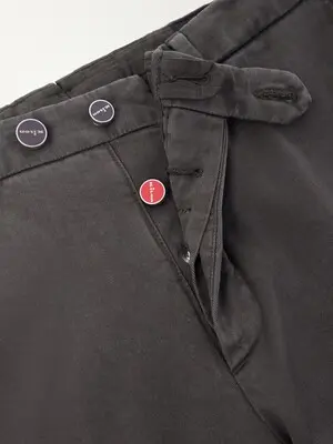 Kiton Straight-leg Lyocell-blend Trousers