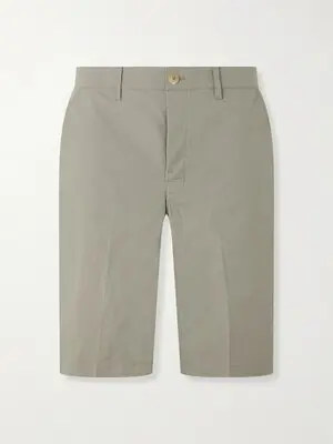 Rick Owens Straight-leg Cotton-blend Canvas Shorts