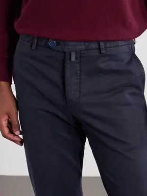 Kiton Straight-leg Lyocell-blend Trousers