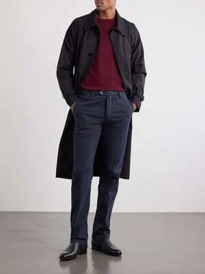 Kiton Straight-leg Lyocell-blend Trousers