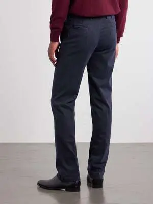 Kiton Straight-leg Lyocell-blend Trousers
