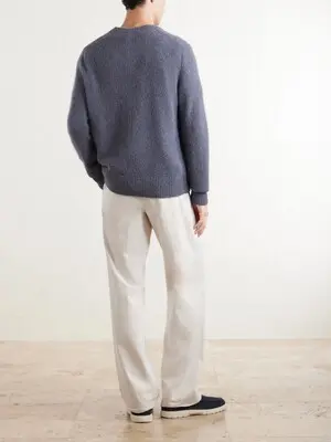Massimo Alba Bruce Alpaca-blend Crewneck Sweatshirt