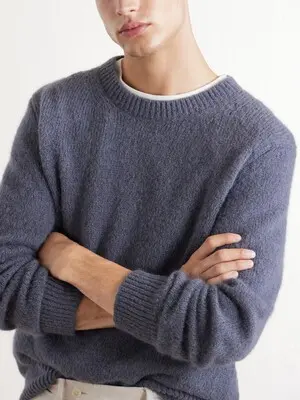 Massimo Alba Bruce Alpaca-blend Crewneck Sweatshirt