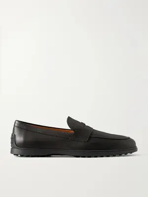 TOD'S Full-grain Leather Penny Loafers