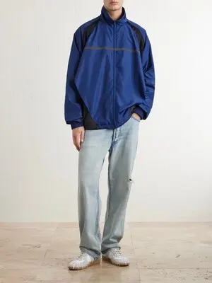 MAISON MARGIELA Mesh-trimmed Shell Jacket