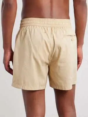 Frescobol Carioca Rio Straight-leg Linen Blend Swim Short