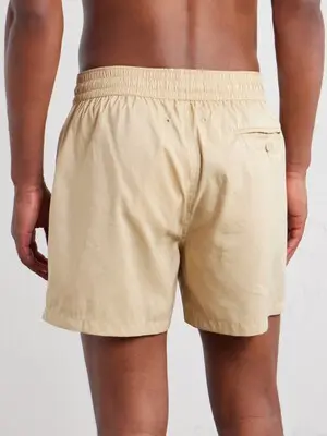 Frescobol Carioca Straight-leg Linen Blend Swim Shorts