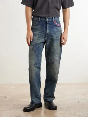 NEIGHBORHOOD Savage Straight-leg Jeans - Blue