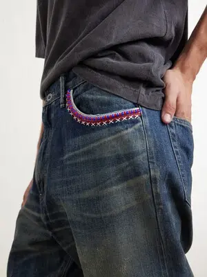 NEIGHBORHOOD Savage Straight-leg Jeans - Blue