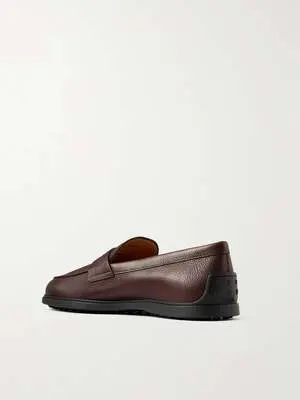 TOD'S Full-grain Leather Penny Loafers