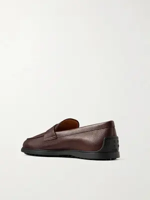 TOD'S Full-grain Leather Penny Loafers
