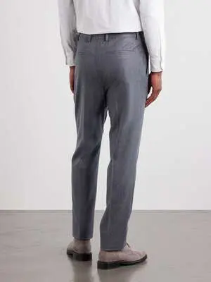 Brunello Cucinelli Straight-leg Pleated Wool Trousers