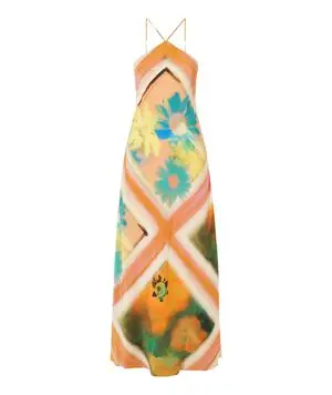 Staud Cubism Maxi Dress - Multi