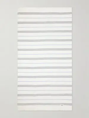 TEKLA Striped Cotton Sarong - Multi
