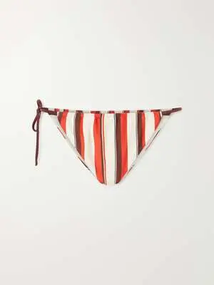SIR. Alva Ribbed Bikini Bottom - Red