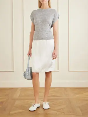 Proenza Schouler White Label Reeva" Jersey T-shirt - Gray