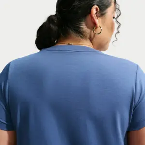 Nike Chill Knit Cropped T-shirt - Blue