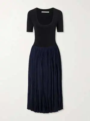Maria Mcmanus Ribbed Woven Maxi Dress - Black