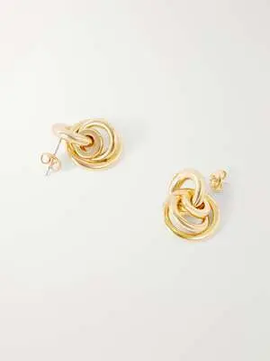 LAURA LOMBARDI Aria -toned Hoop Earrings
