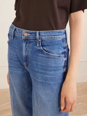 MOTHER The Mid Rise Maven Flood Wide-leg Jeans