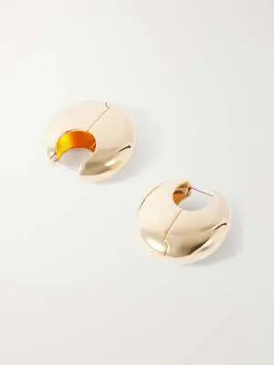 LAURA LOMBARDI Ferma -toned Hoop Earrings