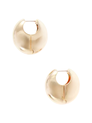LAURA LOMBARDI Ferma Hoop Earrings - Gold