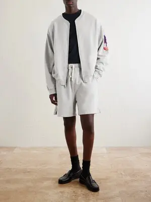 CHERRY LOS ANGELES Logo Embroidered Cotton Shorts