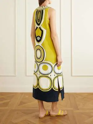 La DoubleJ Totem Cotton Midi Dress