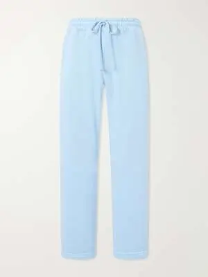 CHERRY LOS ANGELES Cotton-fleece Drawstring Sweatpants - Blue