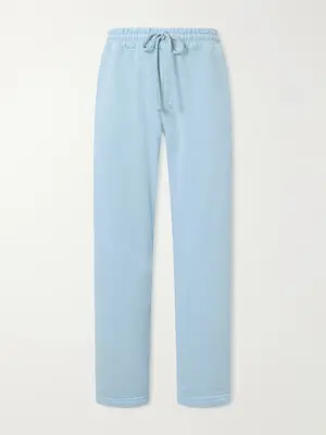 CHERRY LOS ANGELES Cotton-fleece Drawstring Sweatpants - Blue