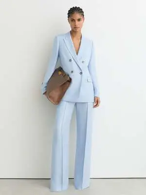 REISS Magda Double-breasted Peak-lapel Suit Jacket