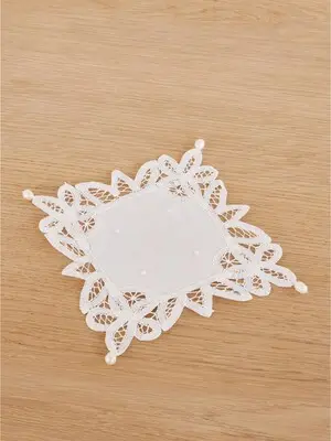 GOHAR WORLD Cotton Lace Doily