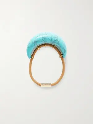 JENNIFER BEHR Winona Resin-embellished Hair Tie - Blue