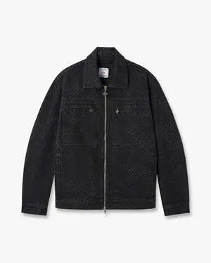 Casablanca Monogram Denim Jacket - Black