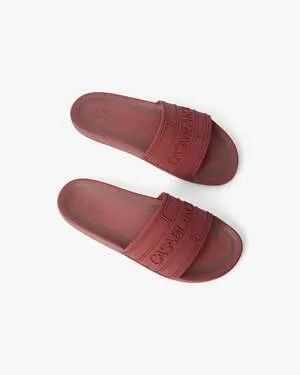 Casablanca Burgundy Logo Pool Slides